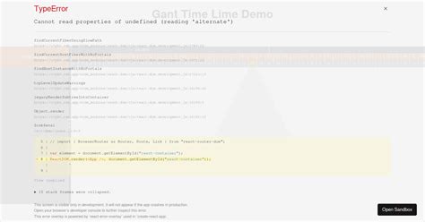 React Gantt Timeline Codesandbox