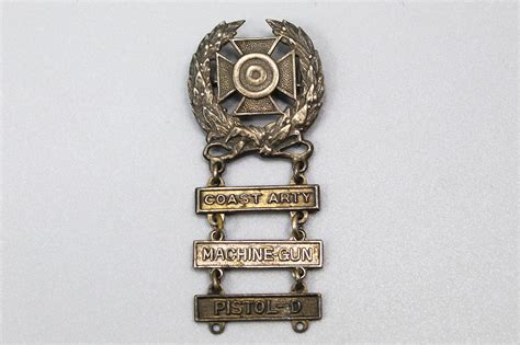 Us Army Expert Qualification Badge W3 Bars Sterling Flu3590 Time Traveler Militaria