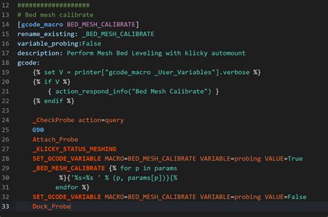 Macros On Pdf Do Not Format Correctly And Getting `macro G28 Called