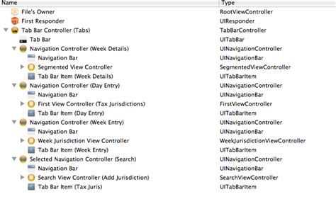 Iphone App With Tab Bar And Navigation Bars Stack Overflow
