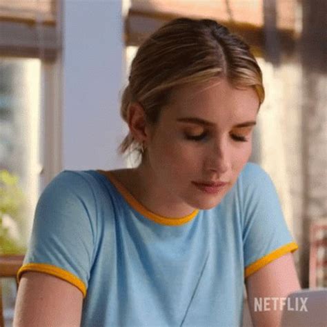 Embarrassed Emma Roberts  Embarrassed Emma Roberts Sloan
