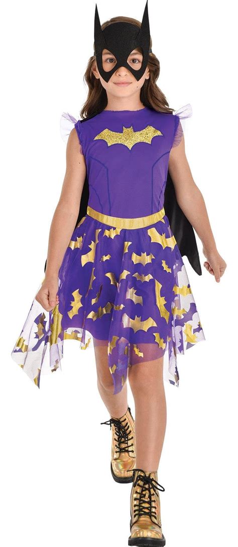 Party City Glitter Batgirl Costume For Girls Dc Comics Costume