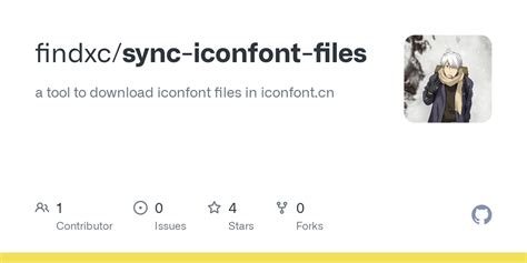 Github Findxcsync Iconfont Files A Tool To Download Iconfont Files