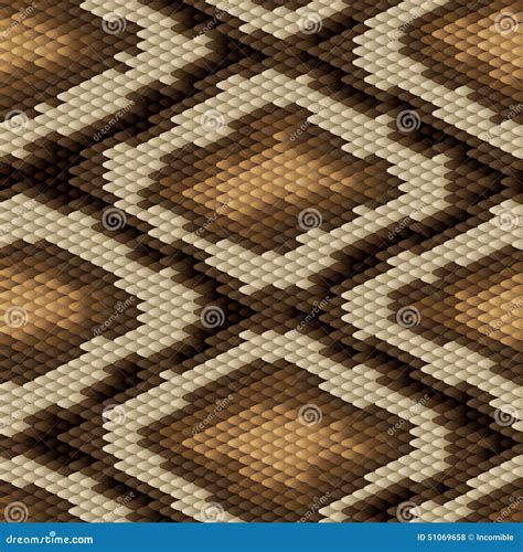 Seamless Python Snake Skin Pattern Vector Stock Vector Illustration Of Painting Fashion