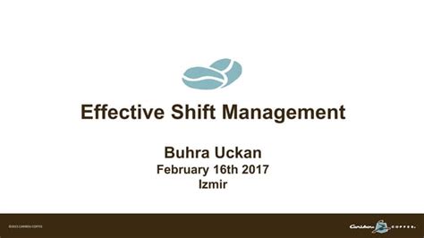 effective shift management training for supervisors pptx business