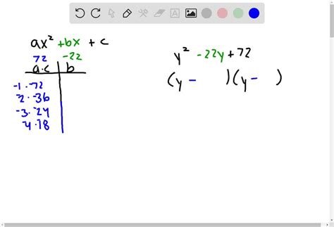 Solvedfactor Each Trinomial Or State That The Trinomial Is Prime