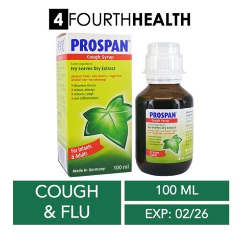 [exp 02 26] Prospan Cough Syrup 100ml Sugar Free And Non Drowsy Lazada Singapore