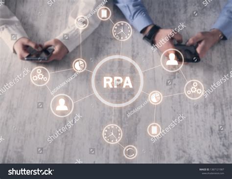 Rparobotic Process Automation Technology Concept Stock Photo 1387121987
