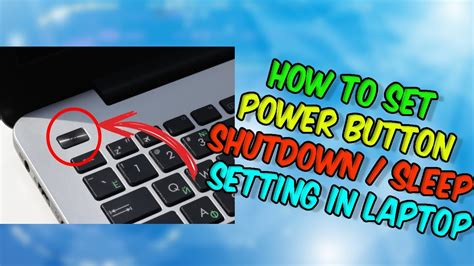How To Set Power Button Shutdown Sleep Setting In Windows 10 In Hindi Youtube
