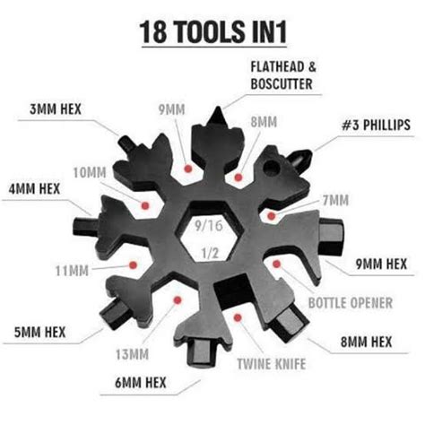 18 In 1 Snowflake Tool Xtreme China
