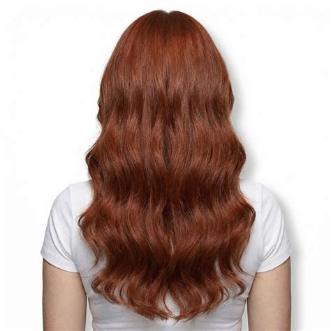 50 Cm Cold Fusion Hair Extensions Rød 33 Spar 25 80