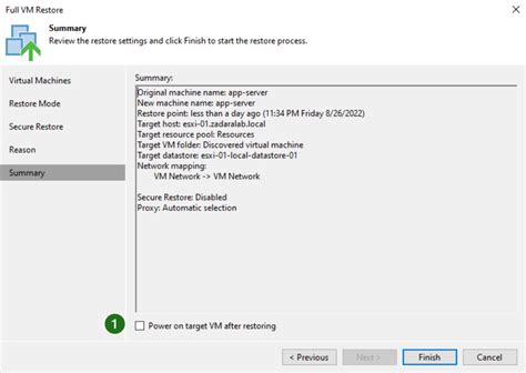 Restaurando VM Complete