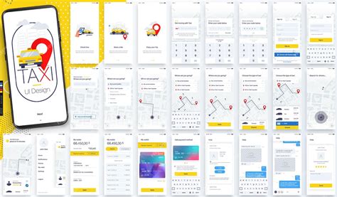 Conception De Lensemble Décrans Gui De Linterface Utilisateur Ux De