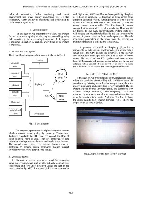 Real Time Water Quality Monitoring And Controlling Using Iot Pdf