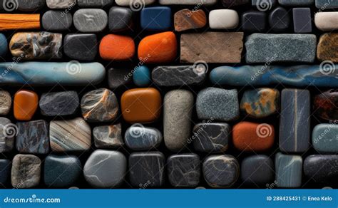 A Background Of Rocks In Different Colors Stock Illustration Illustration Of Closeup Object