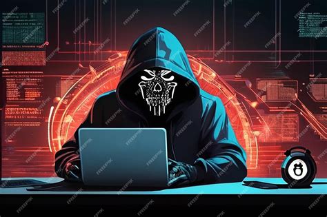 Premium Photo Wanted Hackers Coding Virus Ransomware Using Laptops