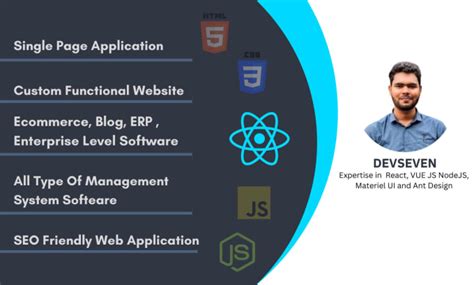 Develop Your Website Using React Js And Nodejs By Debseven Fiverr