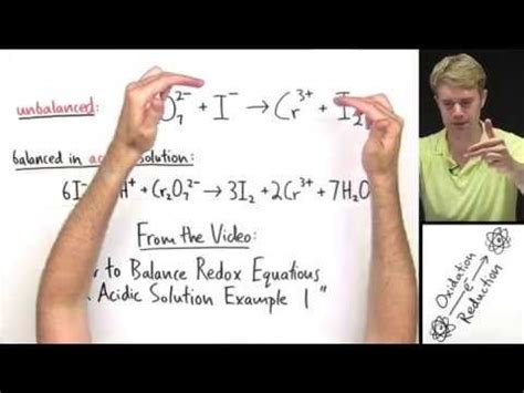 Balancing Redox Equations In Basic Solution Example Problem Solution Examples High School