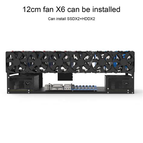 GPU Steel Opening Air Mining Frame Rig Case Grandado