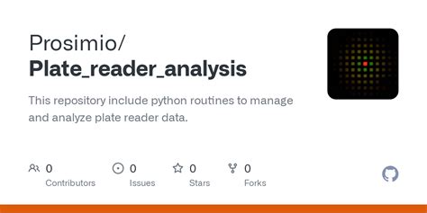 GitHub Prosimio Plate Reader Analysis This Repository Include Python
