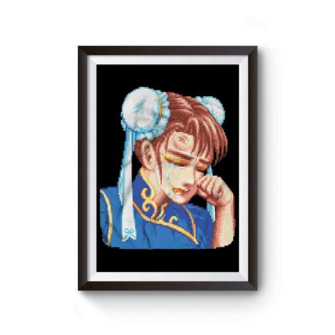 Street Fighter Ii Chun Li Defeated Poster