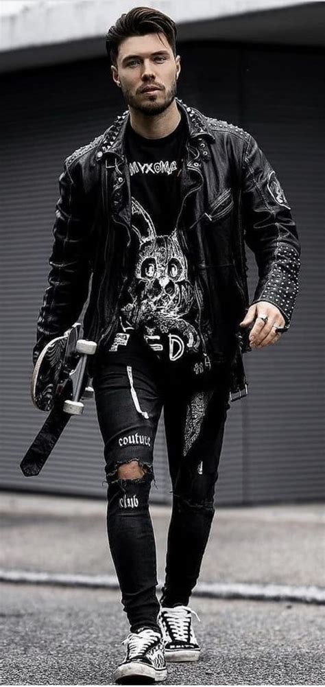 Awesome Style Rocker Style Men Mens Outfits Rocker Outfit