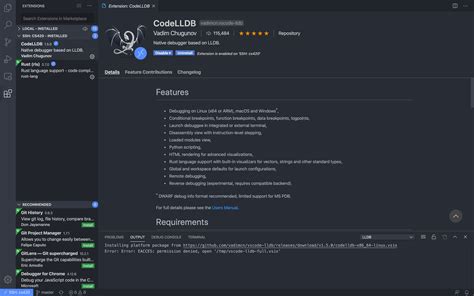 Permission Denied Error When I Install Codelldb Extension In Vscode · Issue 5 · Kaist Cpcs420