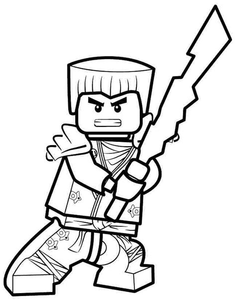 Ninjago Coloring Pages Zane Coloring Home