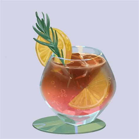 Artistic Interpretation Of A Cold Brew Tonic