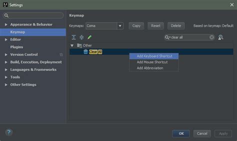 Logging Clear All Shortcut In Intellij Idea Run Console Log Stack Overflow
