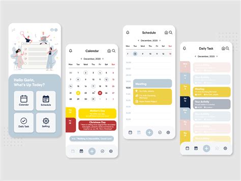 Ui Mobile Calendar Calendar Design Mobile App Design Inspiration Mobile App Design