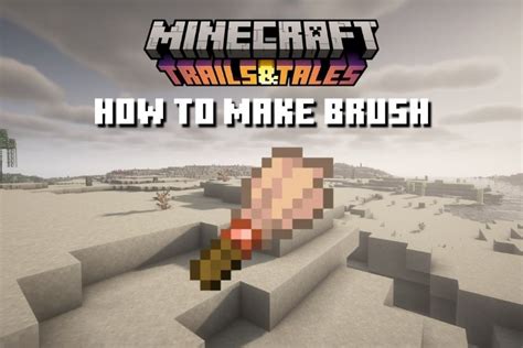 How To Make A Brush In Minecraft