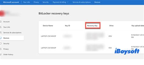 Bitlocker Recovery Key What Is It And How To Find It