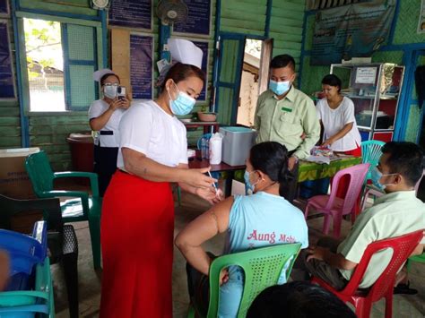 တပ် တောင်မြို့၌ ကိုဗစ် ၁၉ ရောဂါကာကွယ် ဆေး Booster ထိုးနှံ ပေး Myanmarnationalpost