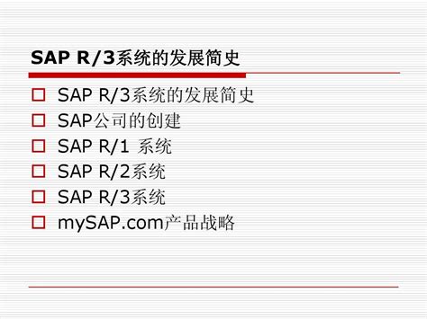 大连东软信息学院 sap abap程序设计基础教程第1章sap系统基础知识 word文档免费下载 文档大全