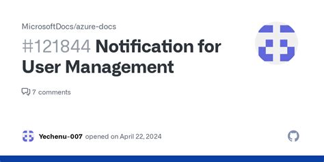 notification for user management · issue 121844 · microsoftdocs azure docs · github