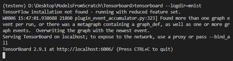 pytorch tensorboard 世界在我面前展开