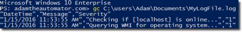 Logging In Powershell Scripts 4sysops
