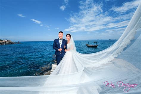 무료 이미지 혼례 웨딩 드레스 푸른 겉옷 하늘 신부 의류 신흔 여행 사진술 남성 공식적인 마모 의식