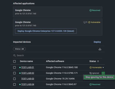 vulnerabilities pdq connect help center