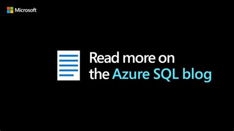 Arvind Shyamsundar On Linkedin Azure Sql On Twitter