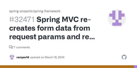 Pranavan Sivasundaram On Linkedin Spring Mvc Re Creates Form Data From Request Params And Re