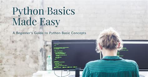 Python Basics A Beginners Guide Python Basic Concepts Tech Savvy Poet