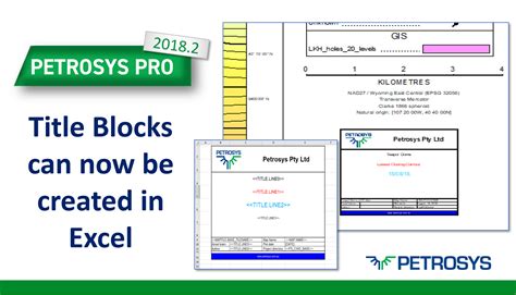 Title Blocks Can Now Be Created In Excel Petrosys