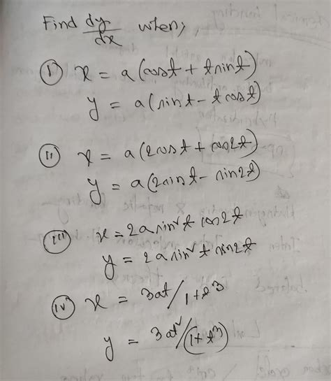 Solved X A Cost Tnint Y A Sinttcost Chegg Com