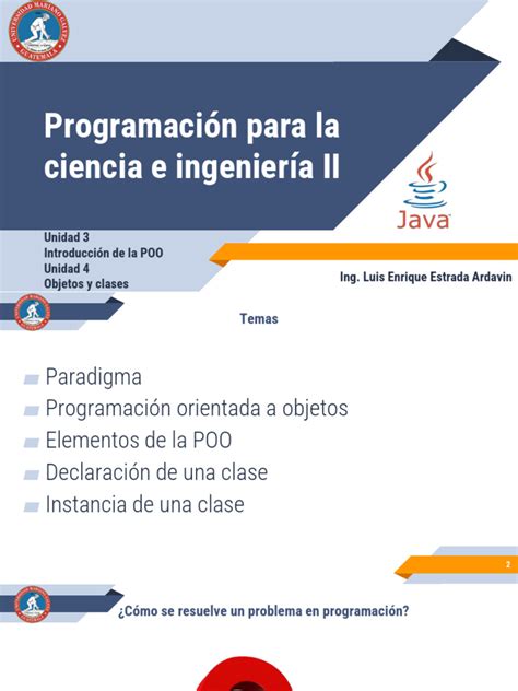 03 04 Introducción A La Poo Objetos Y Clases Pdf Programación Orientada A Objetos Objeto