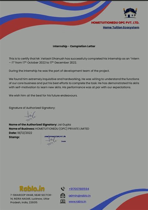 dhanush vellasiri on linkedin internship experience frontend webdevelopment