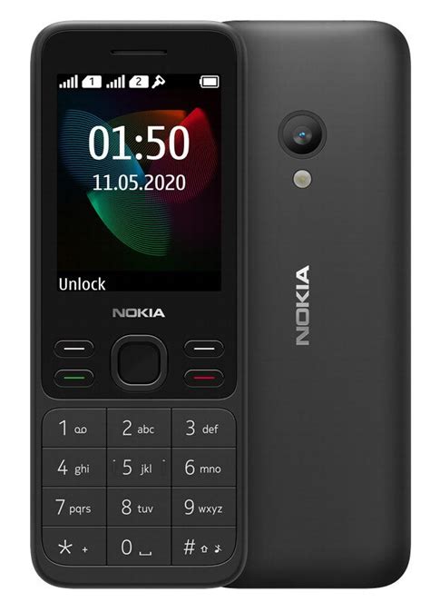 Nokia 150 Dual (2020) черен, нов 24 месеца гаранция, опция за лизинг