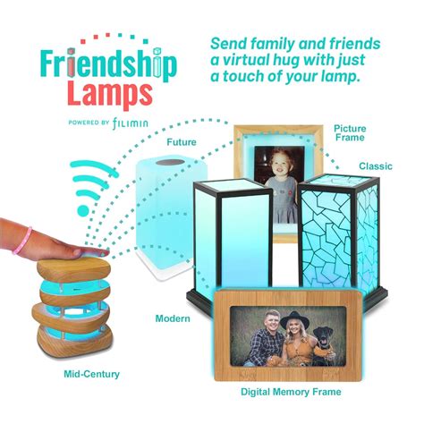 Friendship Lamp® Classic Design Handmade In Usa Wi Fi Touch Lamp Led