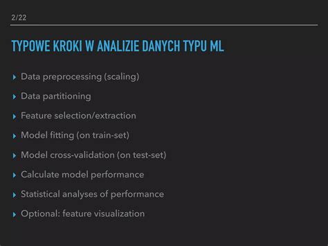 Machine Learning W Analizie Fmri Ppt
